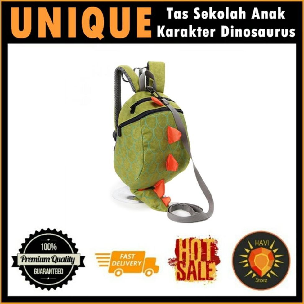 Jual E0908 Tas Unik Sekolah Anak Karakter Dinosaurus New | Shopee Indonesia