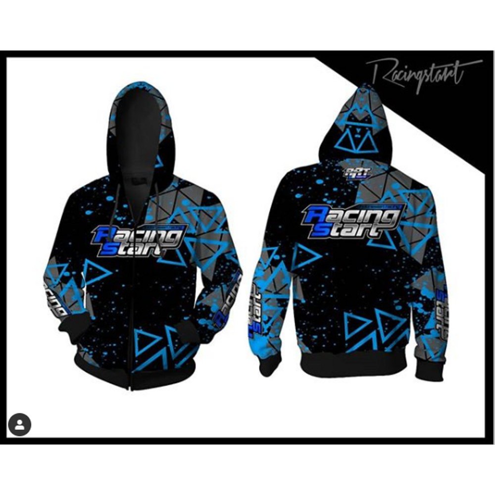 Jual Jaket Racing Start 19 Desain Custom | Shopee Indonesia