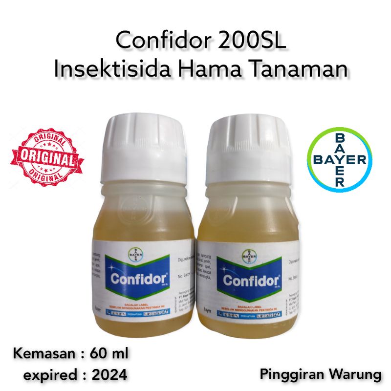 Jual Obat Hama Tanaman Confidor 200SL- Hama Wereng-Kutu Produk Bayer ...