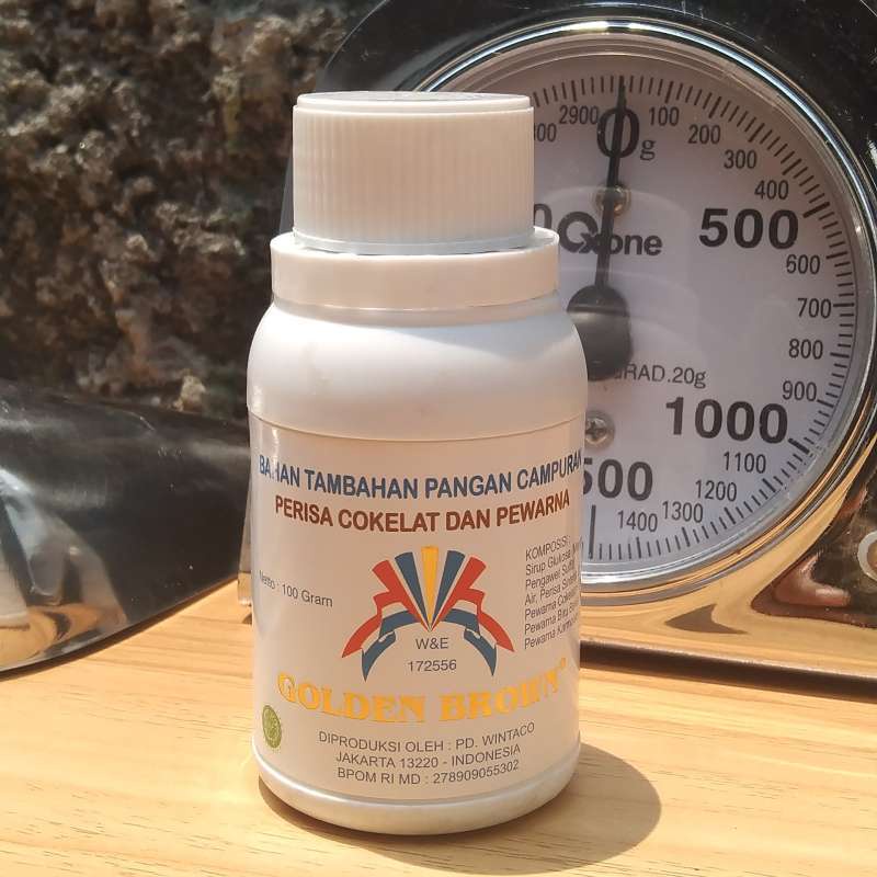 Jual GOLDEN BROWN Perisa Cokelat Dan Pewarna 100g | Shopee Indonesia