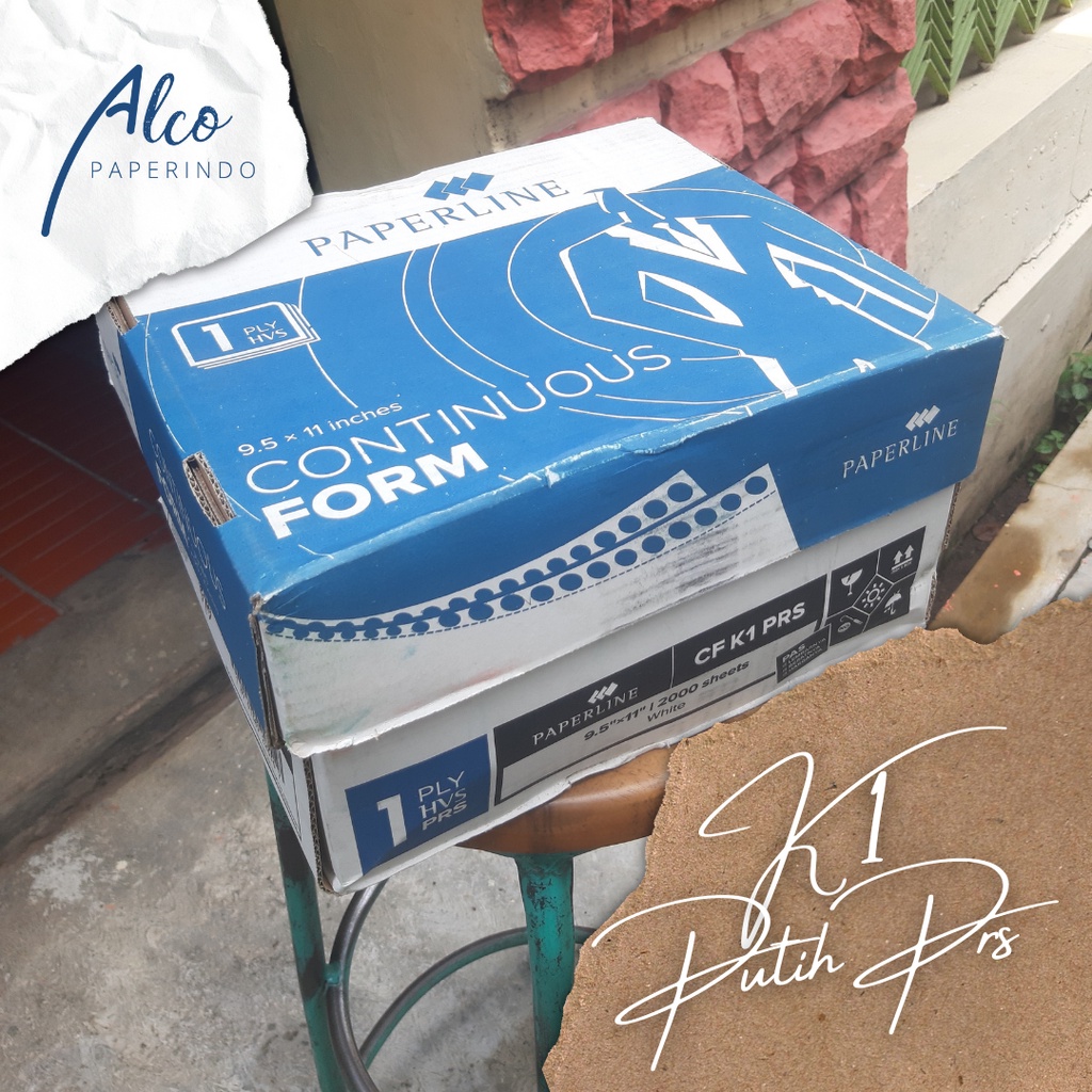 Jual CONTINUOUS FORM 1 PLY PRS PAPERLINE Kertas Komputer | Shopee Indonesia