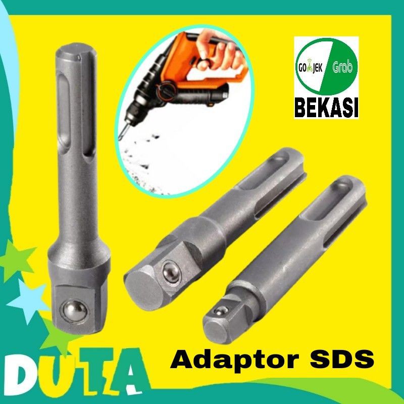 Jual 3 Pcs Socket Nut Driver Adapter Set SDS Bor Chuck Adaptor Ekstensi ...