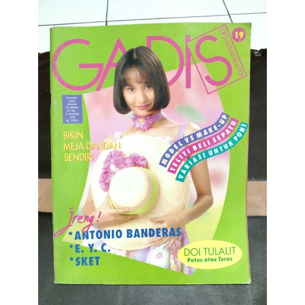 Jual majalah Bekas Majalah Jadul majalah GADIS edisi 94 | Shopee Indonesia