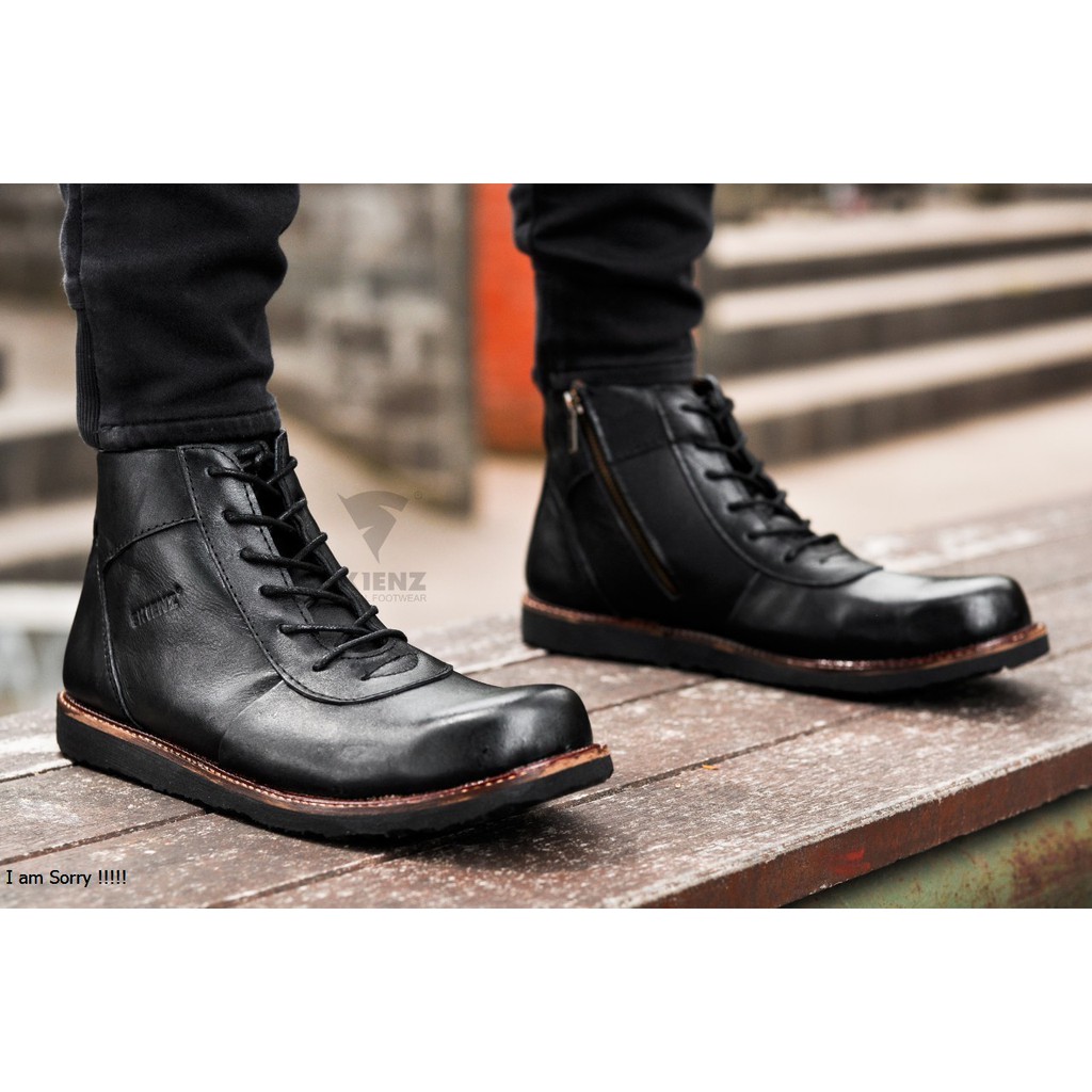 Jual SEPATU SAFETY SEMI BOOTS KICKERS PRIA KULIT BOOT SAVETY BUT SEPTI ...
