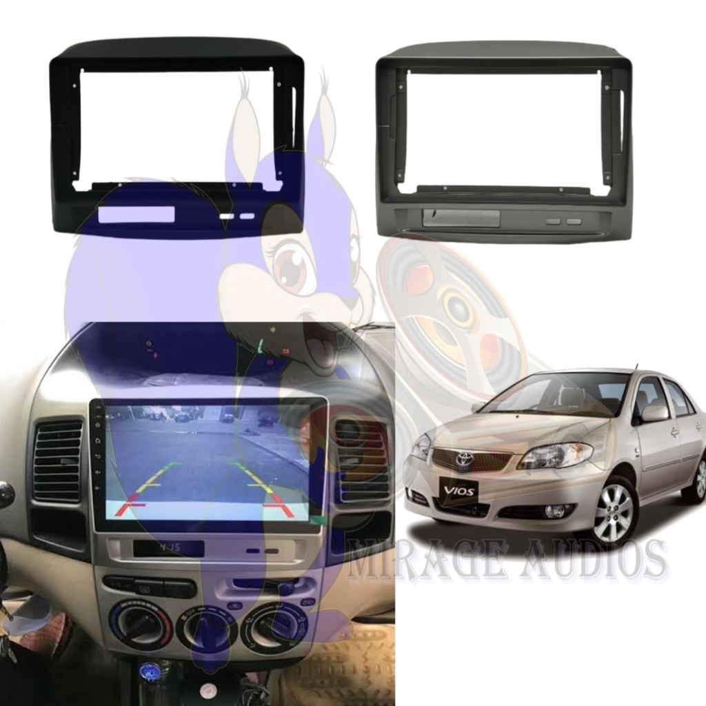 Jual Frame Head Unit Android Toyota Vios 2003 - 2007 9 inch | Shopee ...