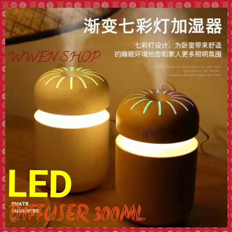 Jual Diffuser 300 ml Tempat Aroma Ruangan Humidifier 220 Ml Aromatherapy Purifier Difuser Untuk ...