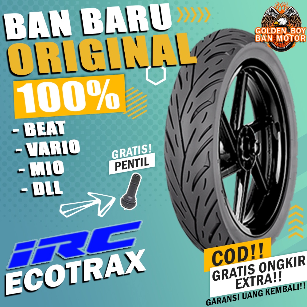 Jual ban motor matic tubles beat irc ecotrax ring 14 tubles sepasang ...