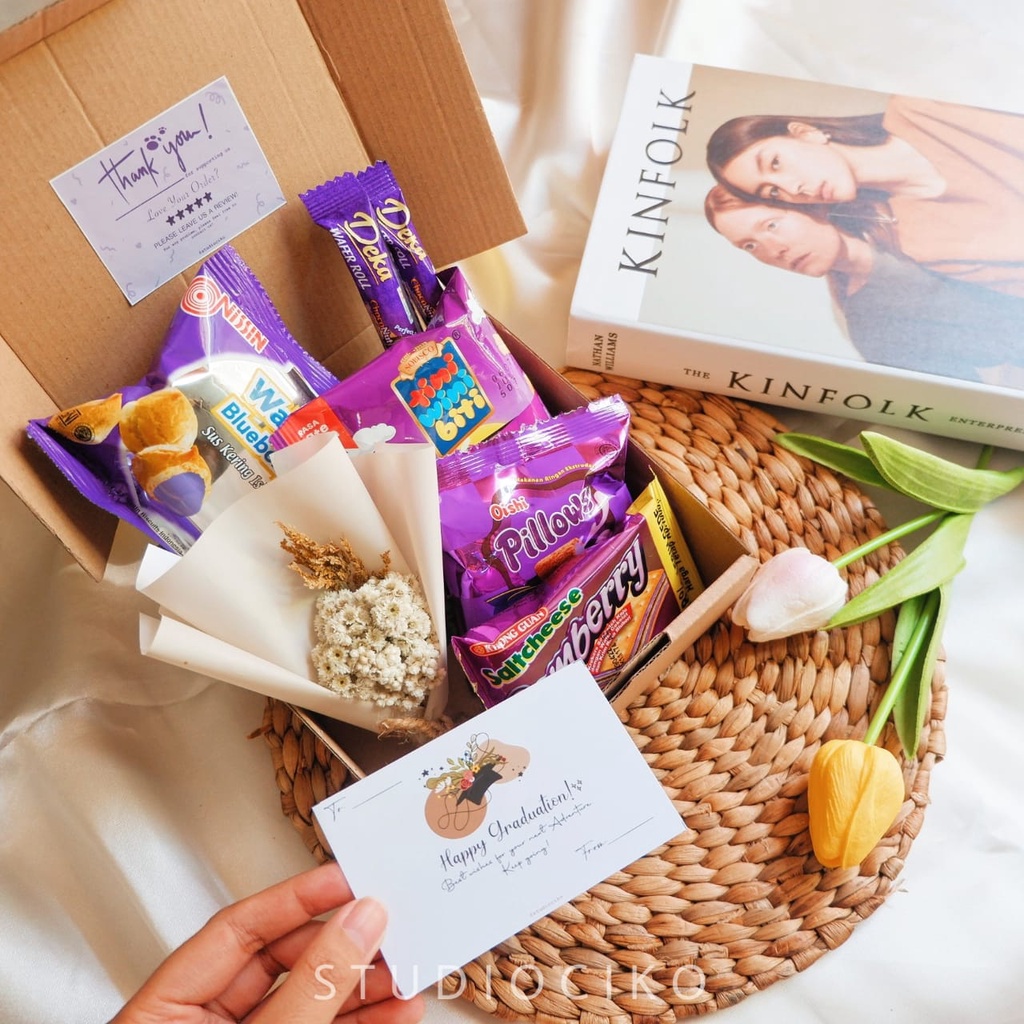 Jual HAMPERS SNACK BOX / MINI SNACK BOX / MINI GIFT / GIFT BOX WISUDA ...