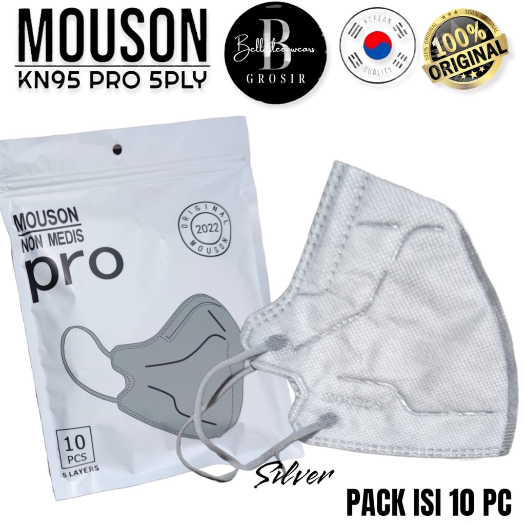 Jual PRO KN95 MOUSON 5PLY - MASKER KN95 NEW KOREA DESIGN MOUSON PRO ...