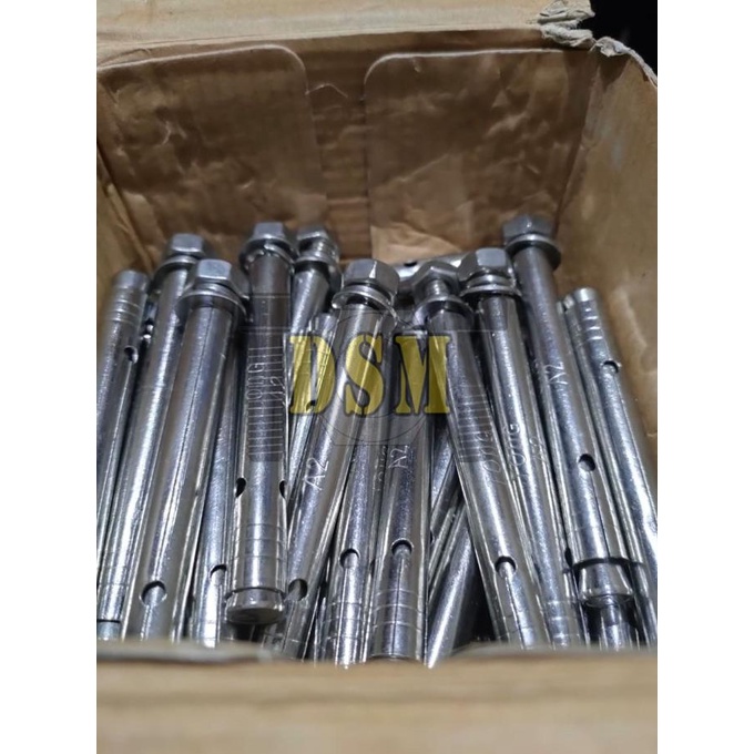 Jual Ss 304 / Dynabolt Stainless M16X150 / Dinabolt M16 / Anchor Bolt ...