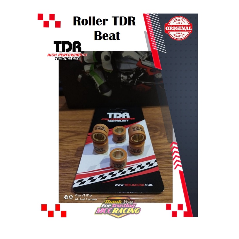 Jual ROLLER TDR RACING BEAT-SCOOPY 7-8-9-10-11-12 GRAM | Shopee Indonesia