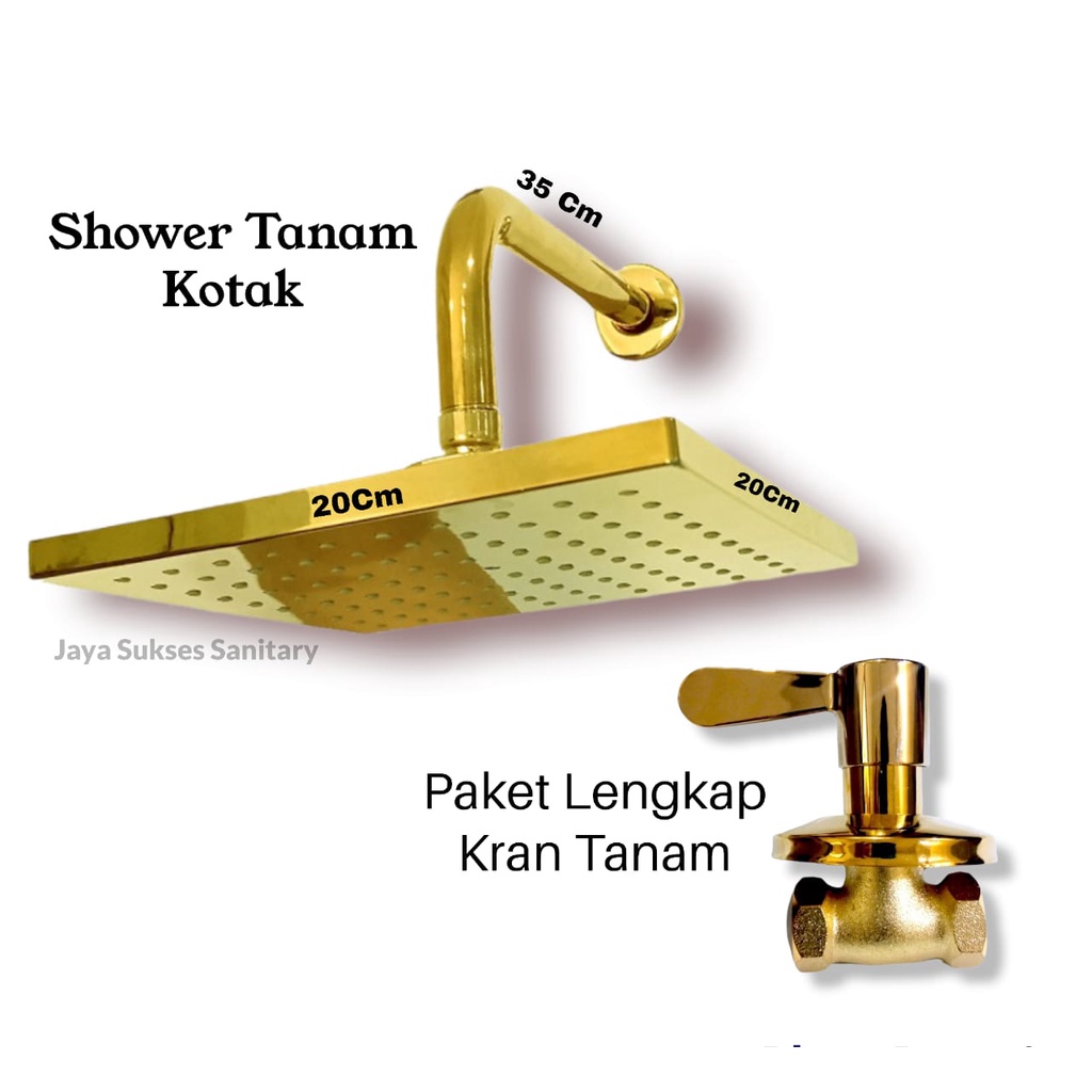 Jual Wall Shower Tanam Tembok Kotak 8 inch - Wall Shower Kamar Mandi ...