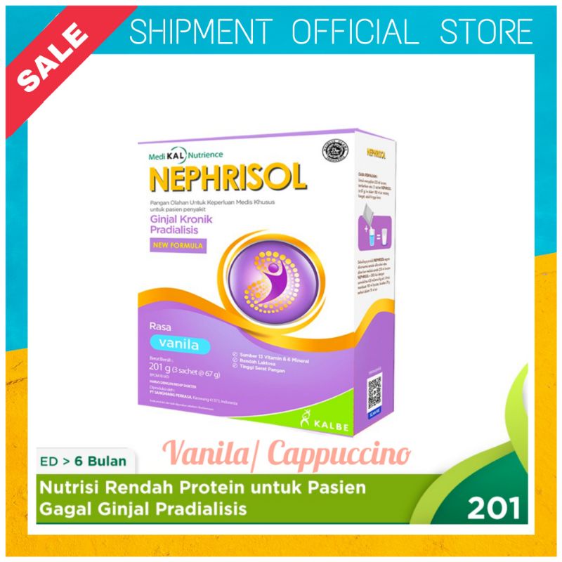 Jual SHIPMENT - NEPHRISOL PRE DIALISIS NUTRISI Gangguan Ginjal ...