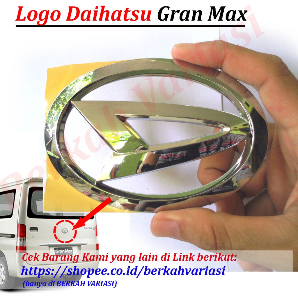 Jual Emblem Lambang - Logo Belakang Daihatsu Gran Max | Shopee Indonesia