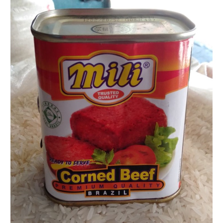 Jual Corned Beef MILI/Kornet Daging Sapi Merk MILI | Shopee Indonesia