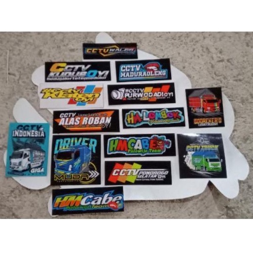 Jual stiker cctv truk murah - stiker truk mania bijian - stiker truk ...