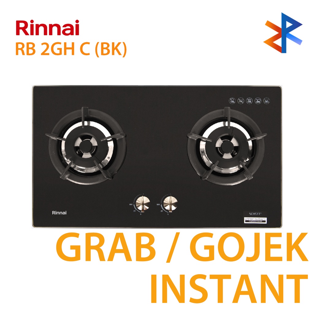 Jual Kompor Tanam Rinnai RB 2GH C (BK) / RB2GHC (BK) | Shopee Indonesia