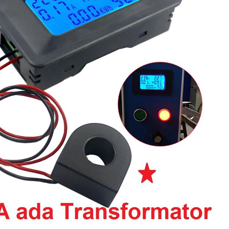 Jual Watt KWH Meter Power Monitor Daya Digital Multifungsi 20A 100A 110 ...