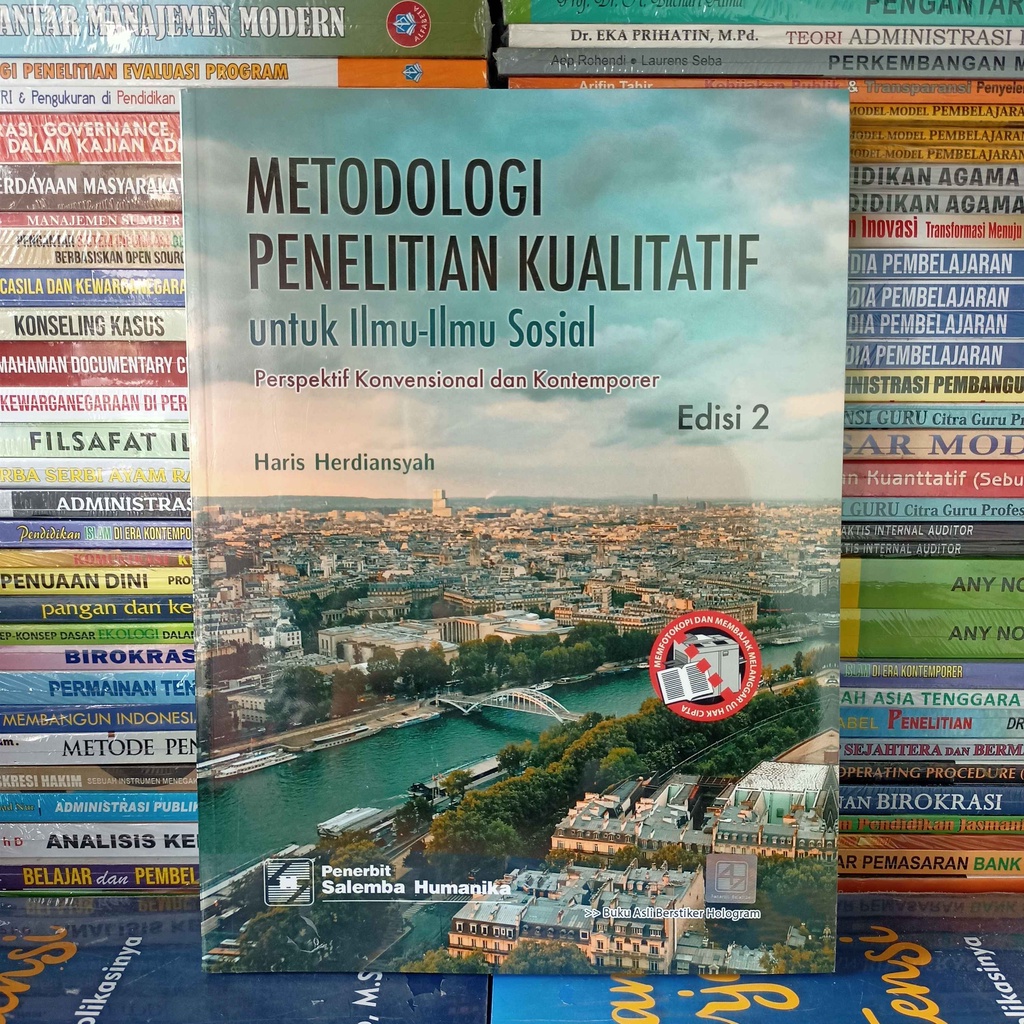 Jual Buku Metodologi Penelitian Kualitatif untuk Ilmu-Ilmu Sosial: Perspektif Konvensional dan ...