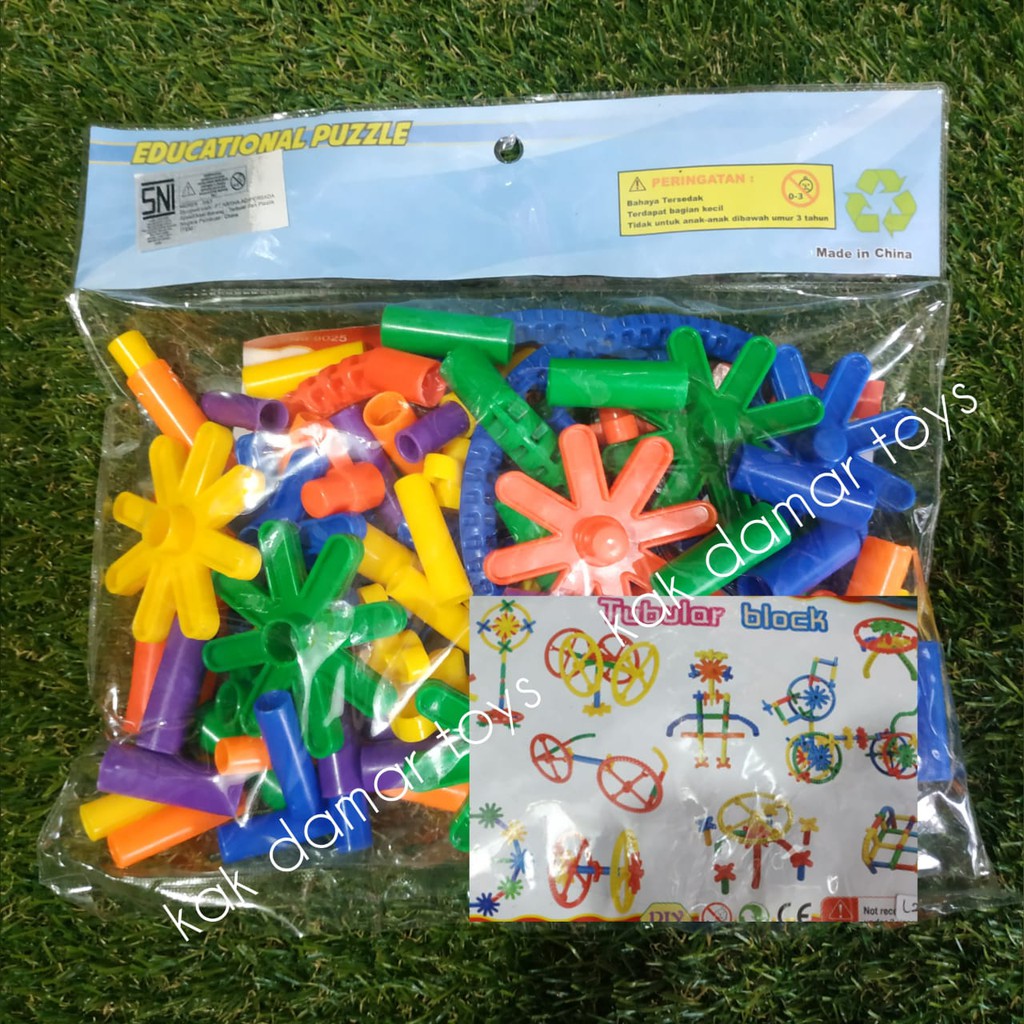 Jual KAK DAMAR LEGO PIPA TUBULAR BLOCK -+ 72pcs PIPA 8025 Mainan ...