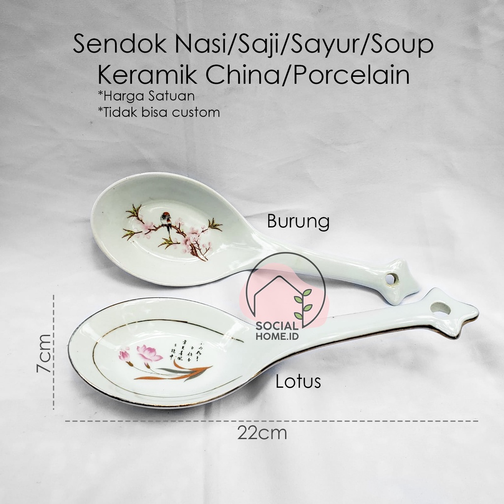Jual Sendok Nasi, Saji, Lauk, Sayur, Soup, Sup, Keramik China ...