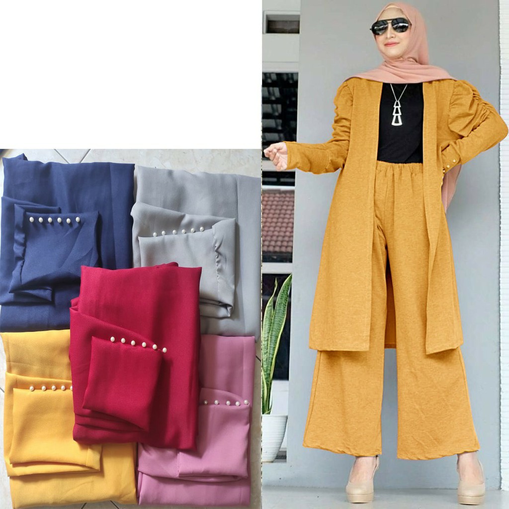 Jual AS FASHION-REALPICT-US-SETELAN WANITA MUSLIM TERBARU-SET MUSLIMAH ...