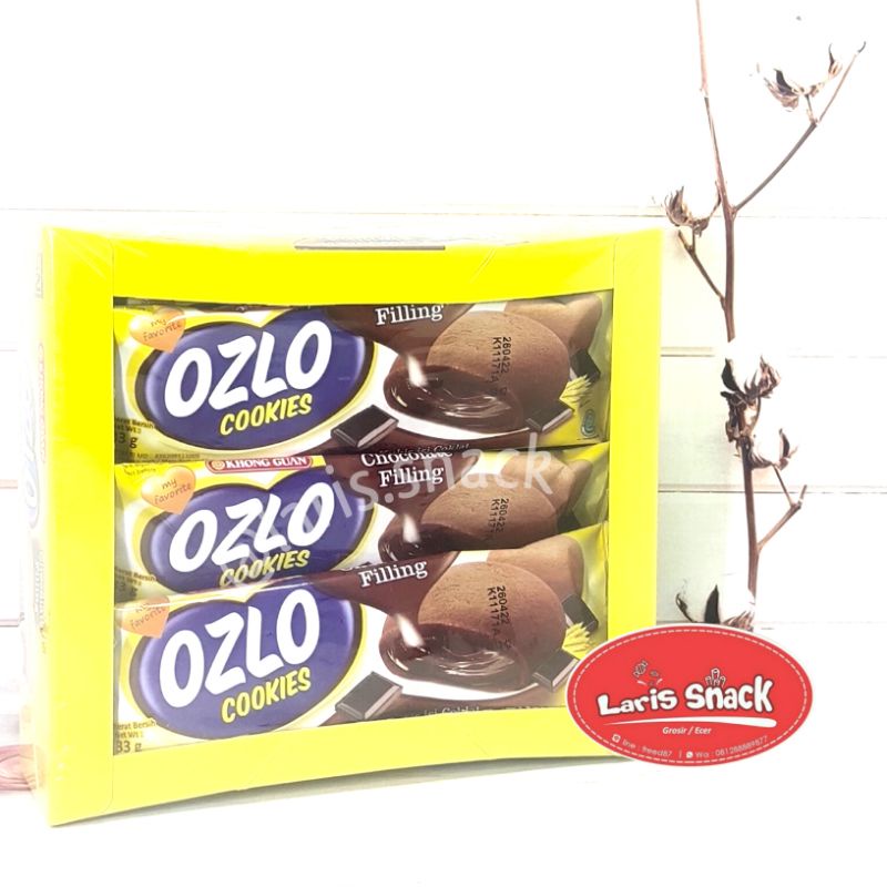 Jual Ozlo Cookies Chocolate Filling Coklat (1 box isi 10) | Shopee ...