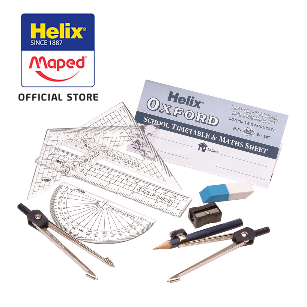 Jual Helix Oxford Maths Set - Hang Pack | Shopee Indonesia