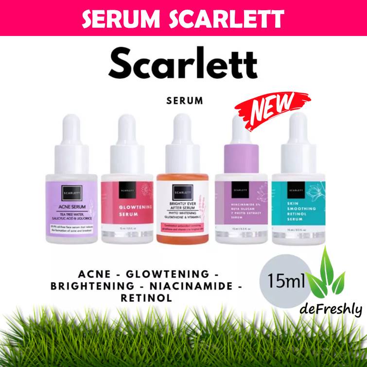 Jual SCARLETT Serum | Glowtening / Brightly Ever After / Acne ...