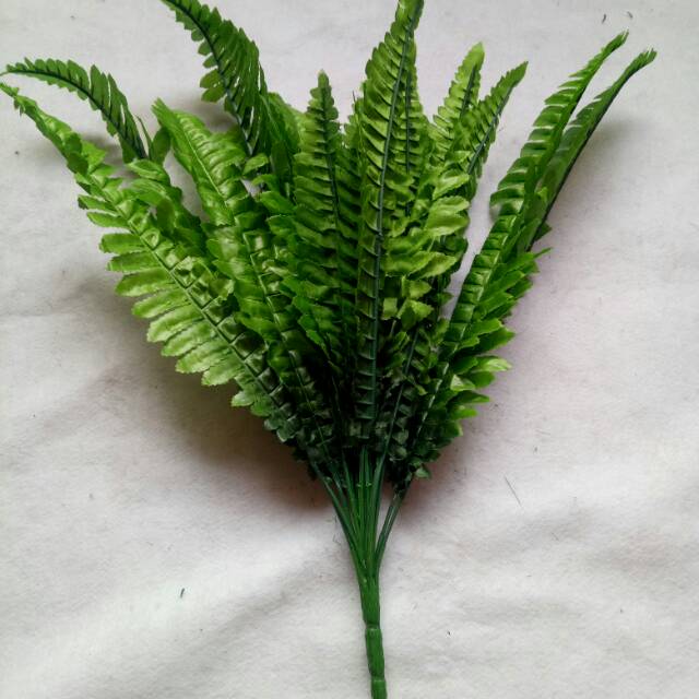 Jual Daun pakis daun sintetis pakis boston jumbo tanaman artificial ...