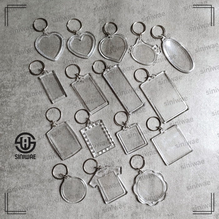 Jual Gantungan Kunci Akrilik Ganci Acrylic Insert Paper Photo Keychain ...