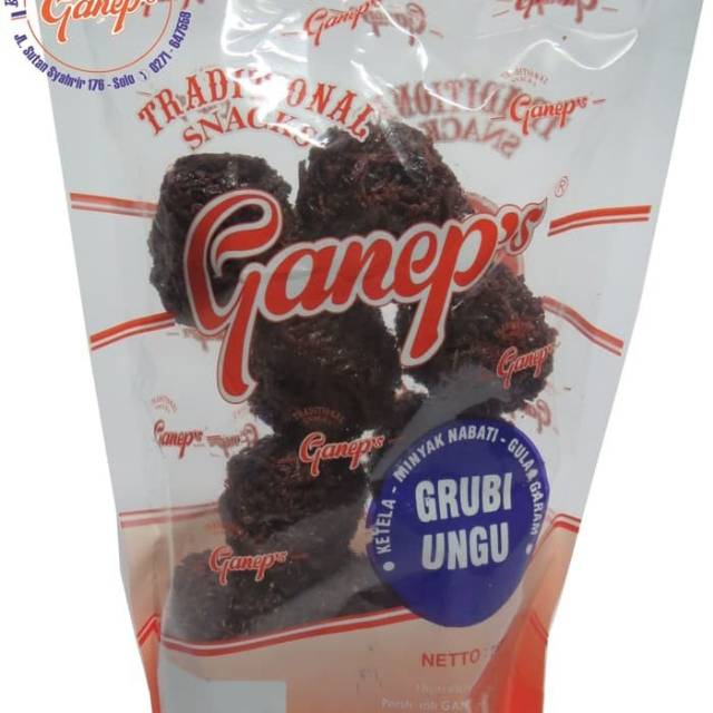 Jual Grubi ungu 250gr Roti ganep - oleh oleh khas solo | Shopee Indonesia