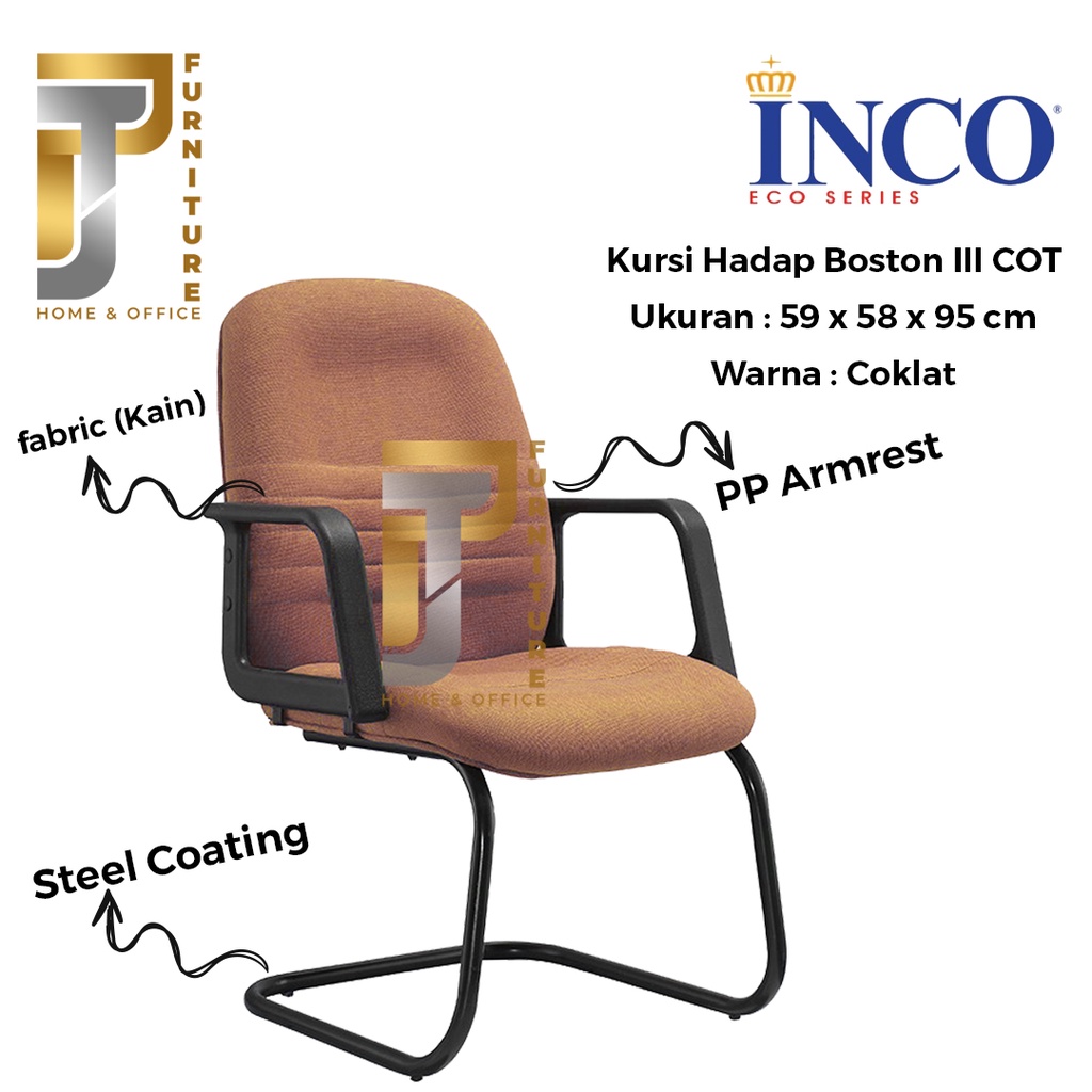 Jual Kursi Hadap / Kursi Kantor / Kursi Staff / Kursi kerja INCO BOSTON ...