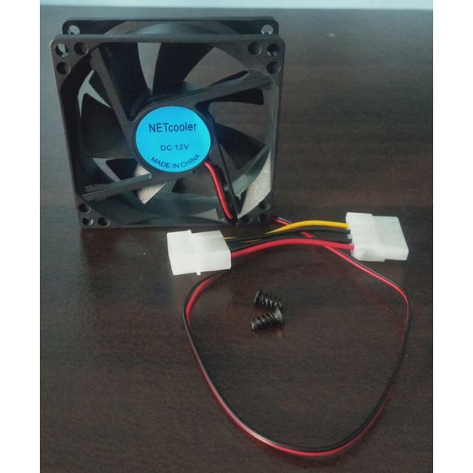 Jual Fan Casing 8Cm Hitam NETcooler Angin Kencang Murah | Shopee Indonesia
