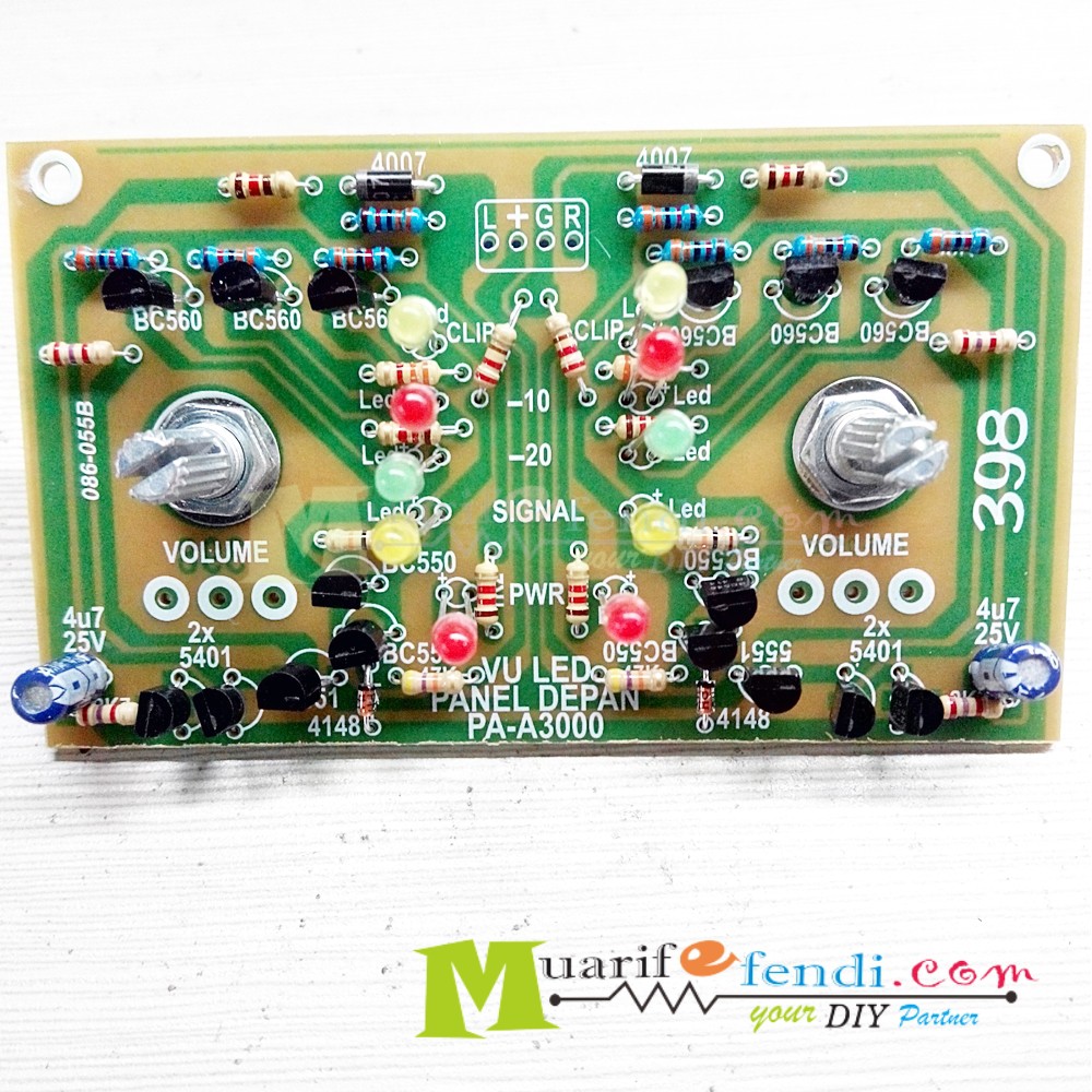 Jual Kit Panel Depan LED Clip Display Box Power Amplifier GAS | Shopee ...