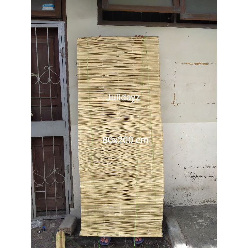 Jual Tirai bambu putih 80x200 cm | Shopee Indonesia