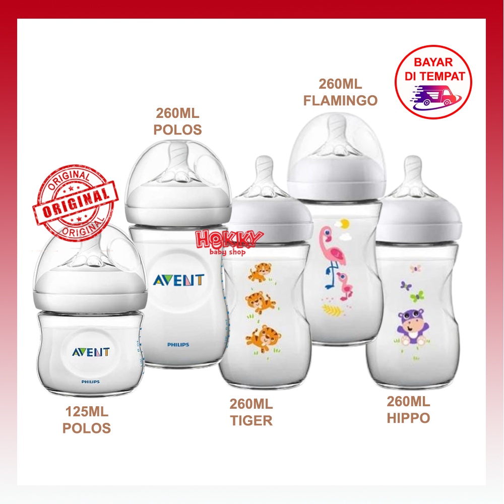 Jual Philips Avent Natural Botol Susu Dot Nipple 125 ml 260 ml ...