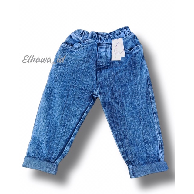 Jual ELHAWA - Jeans Anak Efek Ice Wash - Joy jeans | Shopee Indonesia