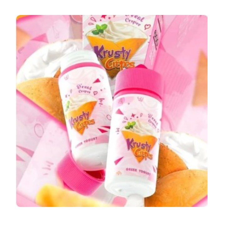 Jual Krusty Crepes V3 Greek Yoghurt Liquid 100ml Cukai | Shopee Indonesia