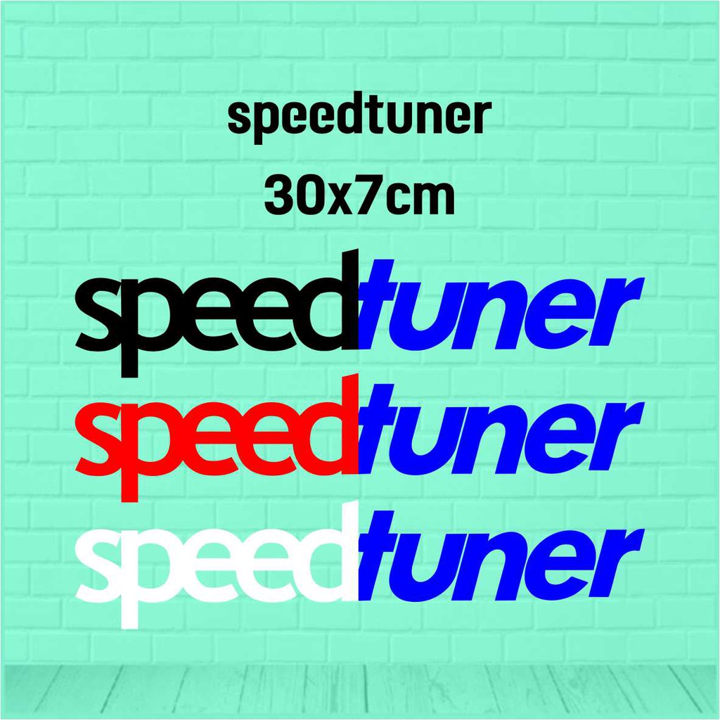 Jual sticker speed tuner speedtuner cutting stiker | Shopee Indonesia