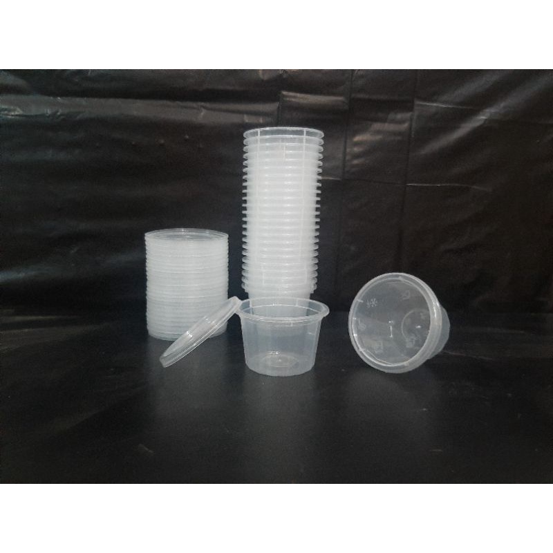 Jual DM Cup sambal 100ml isi 50pcs / cup saus 100ml / cup sauce 100ml / cup puding 100ml ...
