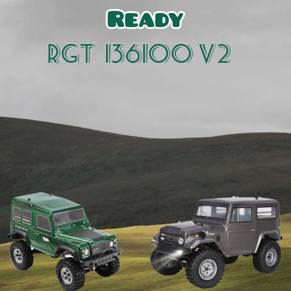 Jual RC Car RGT 136100V2 1/10 4WD RC Land Rover OffLand Road Rock ...