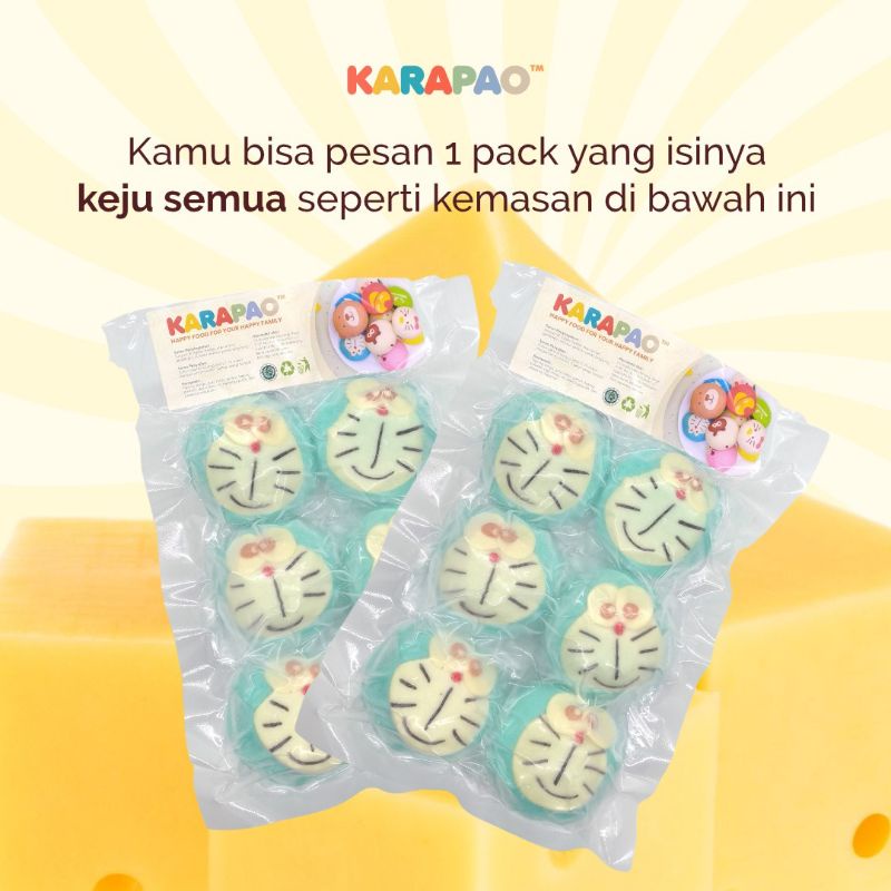 Jual Bakpao Karakter Karapao Keju (Bakpao Frozen) | Shopee Indonesia