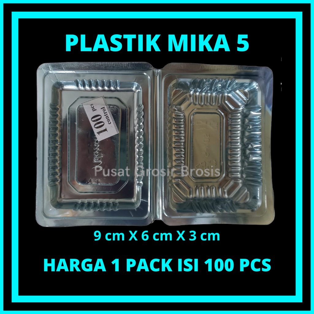 Jual COD-(ISI 100PCS) MIKA 5 / MIKA KUE BENING UKURAN 5 / (ISI 100 ...