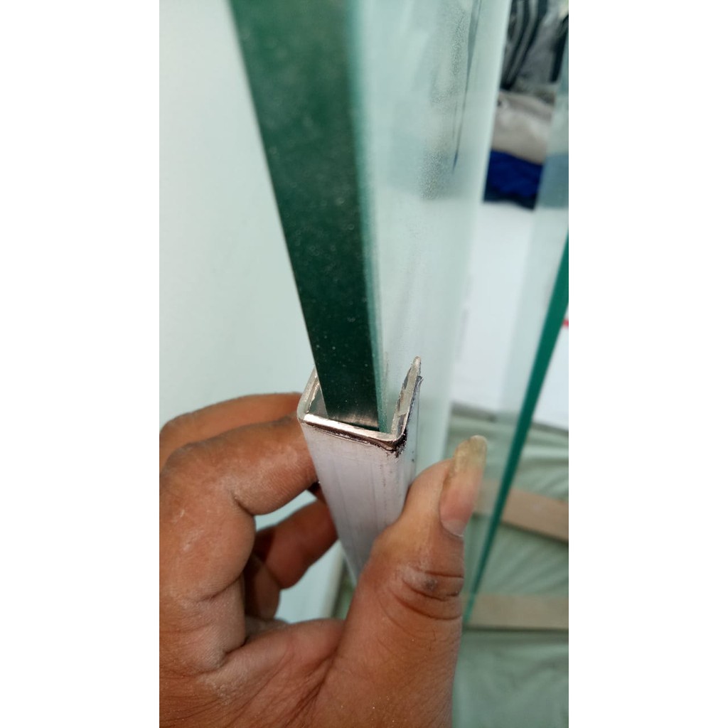 Jual List U Stainless 300 Cm U Shape Stainless Plat U Siku Stainless ...
