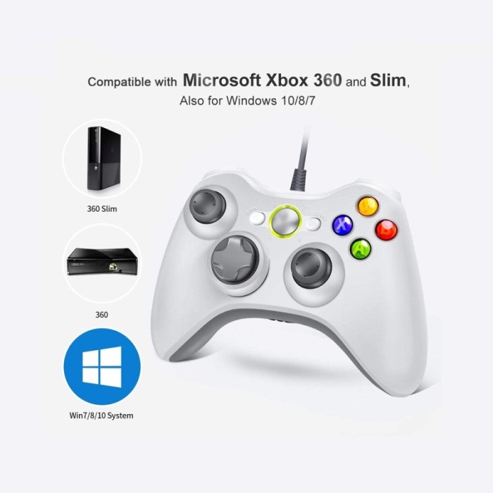 Jual Jual Microsoft Stick Xbox 360 Original Pabrik Wired Xbox 360 / Pc ...