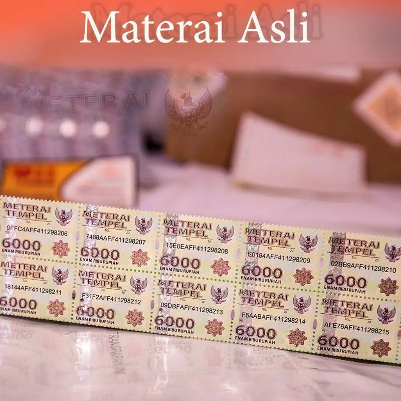 Jual MATERAI 6000 ASLI | Shopee Indonesia