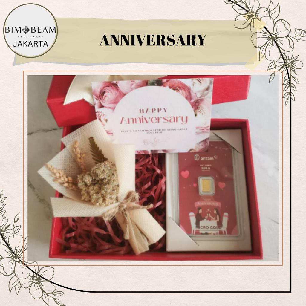 Jual PAKET HAMPERS BOUQUET 0,1 gr 0,25gr EMAS LM ANTAM BUNGA MINI sudah ...