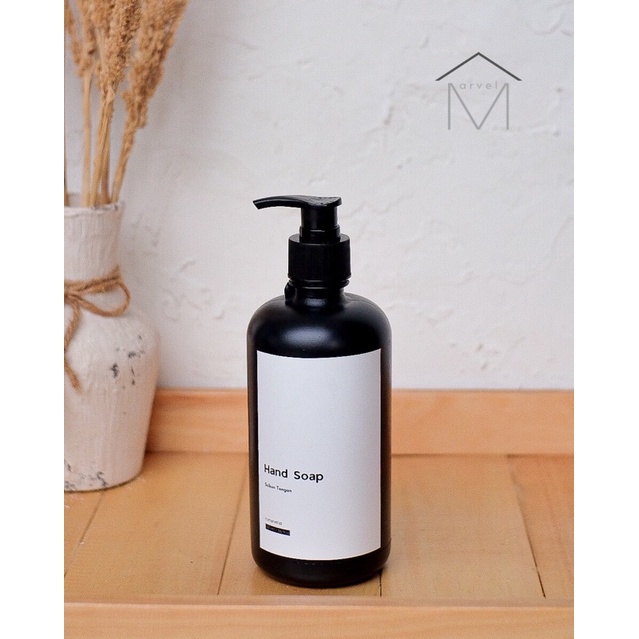 Jual BOTOL SABUN CUCI TANGAN CUCI PIRING 500ML HITAM REFILL PUMP ...