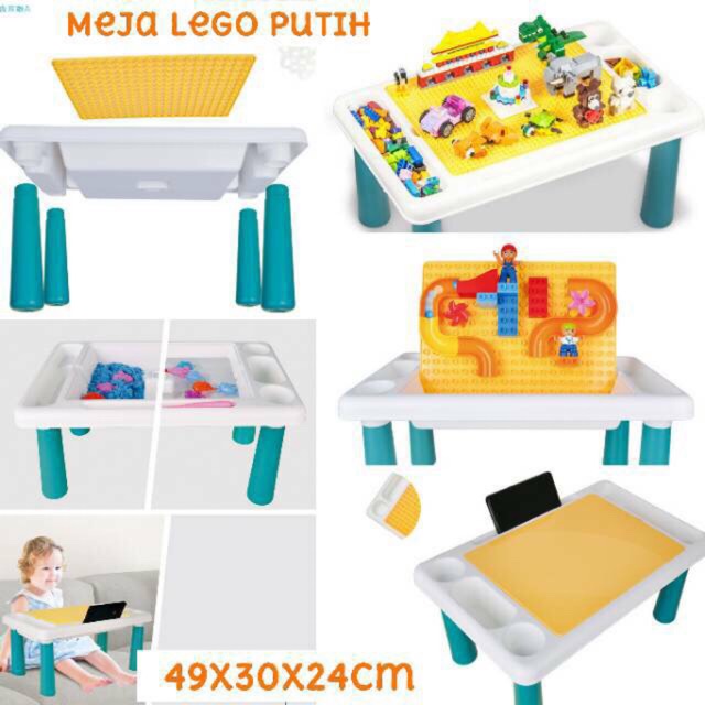Jual Meja Lego Set Lego Rumah + Seluncur | Shopee Indonesia